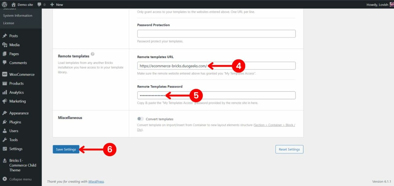 How to setup a Remote Template - Bricks Awesome