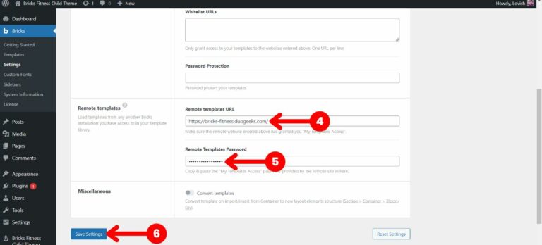 How to setup a Remote Template - Bricks Awesome