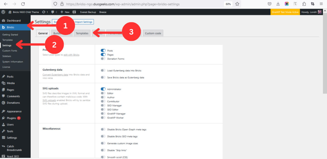 How to setup a Remote Template - Bricks Awesome