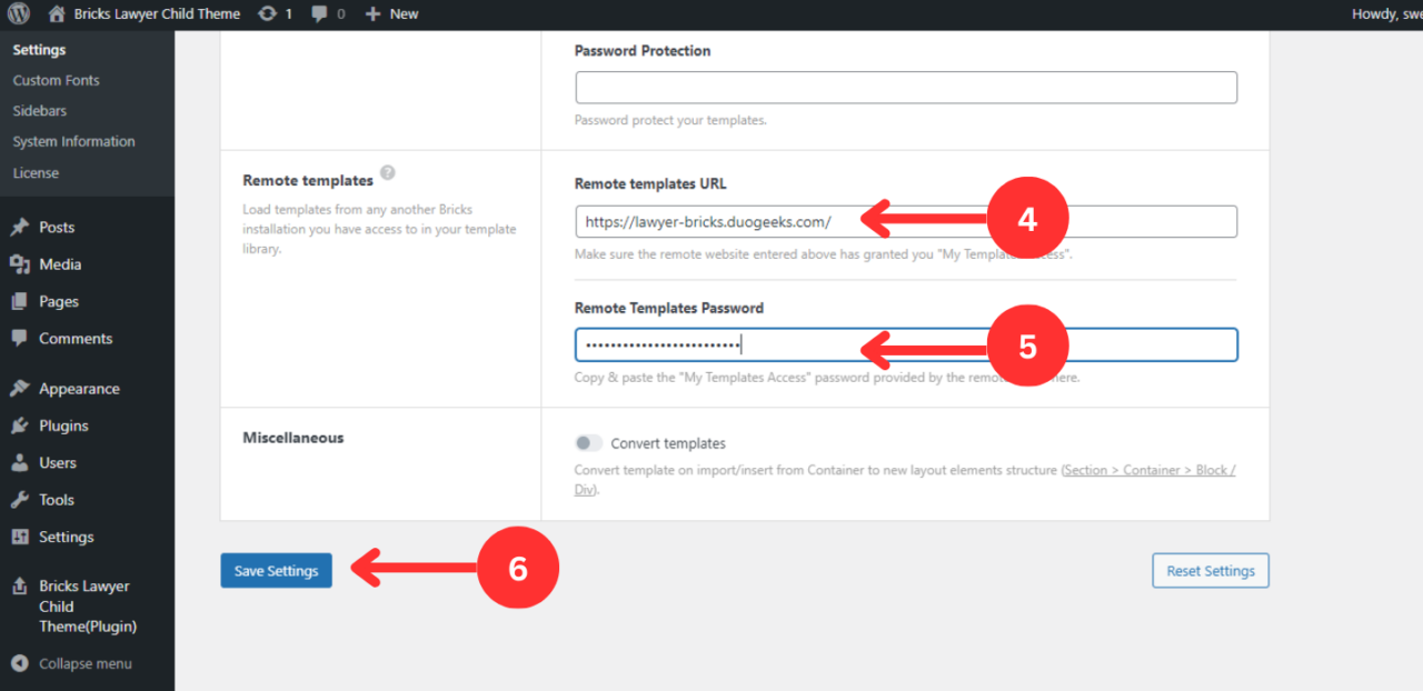 How to setup a Remote Template - Bricks Awesome