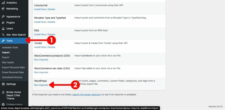 How To Import Demo Product Bricks Awesome