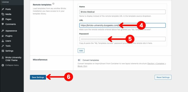 How to setup a Remote Template - Bricks Awesome