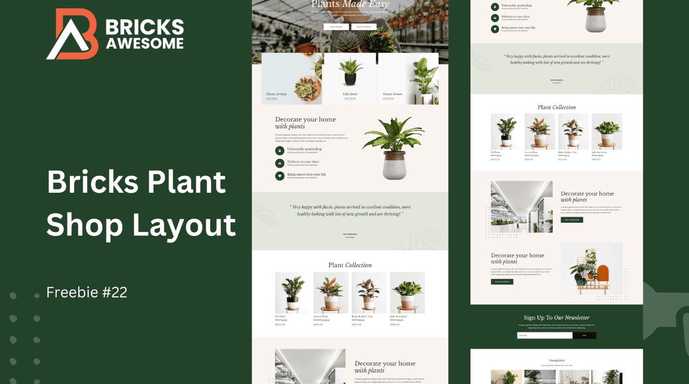 Bricks Awesome - Bricks templates, bricks layouts, and more.