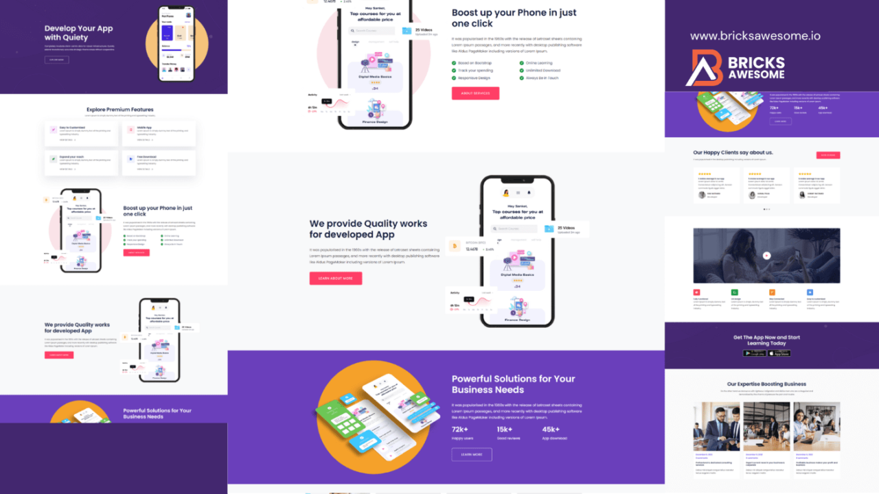 Bricks Software IT Solution Layout - Bricks Layouts, Child Themes and ...