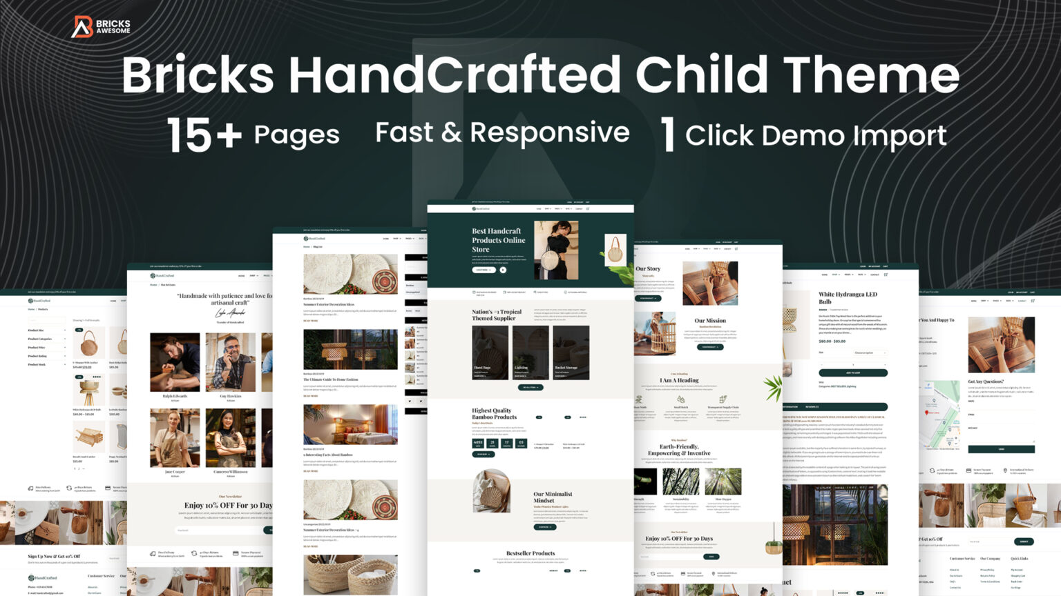 Bricks ACSS Handcrafted Child Theme - Bricks Awesome