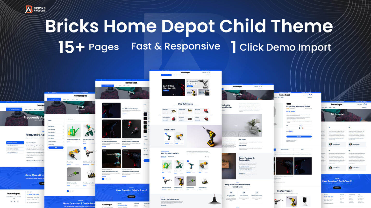 Bricks ACSS Home Depot Child Theme - Bricks Awesome